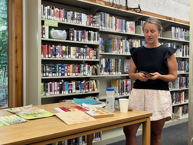 Printmaker is most recent artist-in-residence of new Beaver Island program