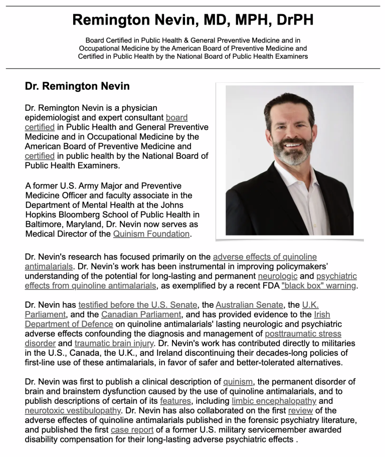 The Rest of the Story - Dr. Remington Nevin