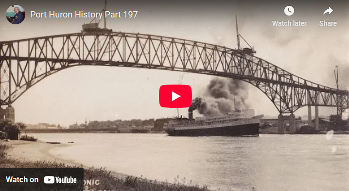 Port Huron Past and Present : Ariel Ferry, the Blue Water Bridge ...