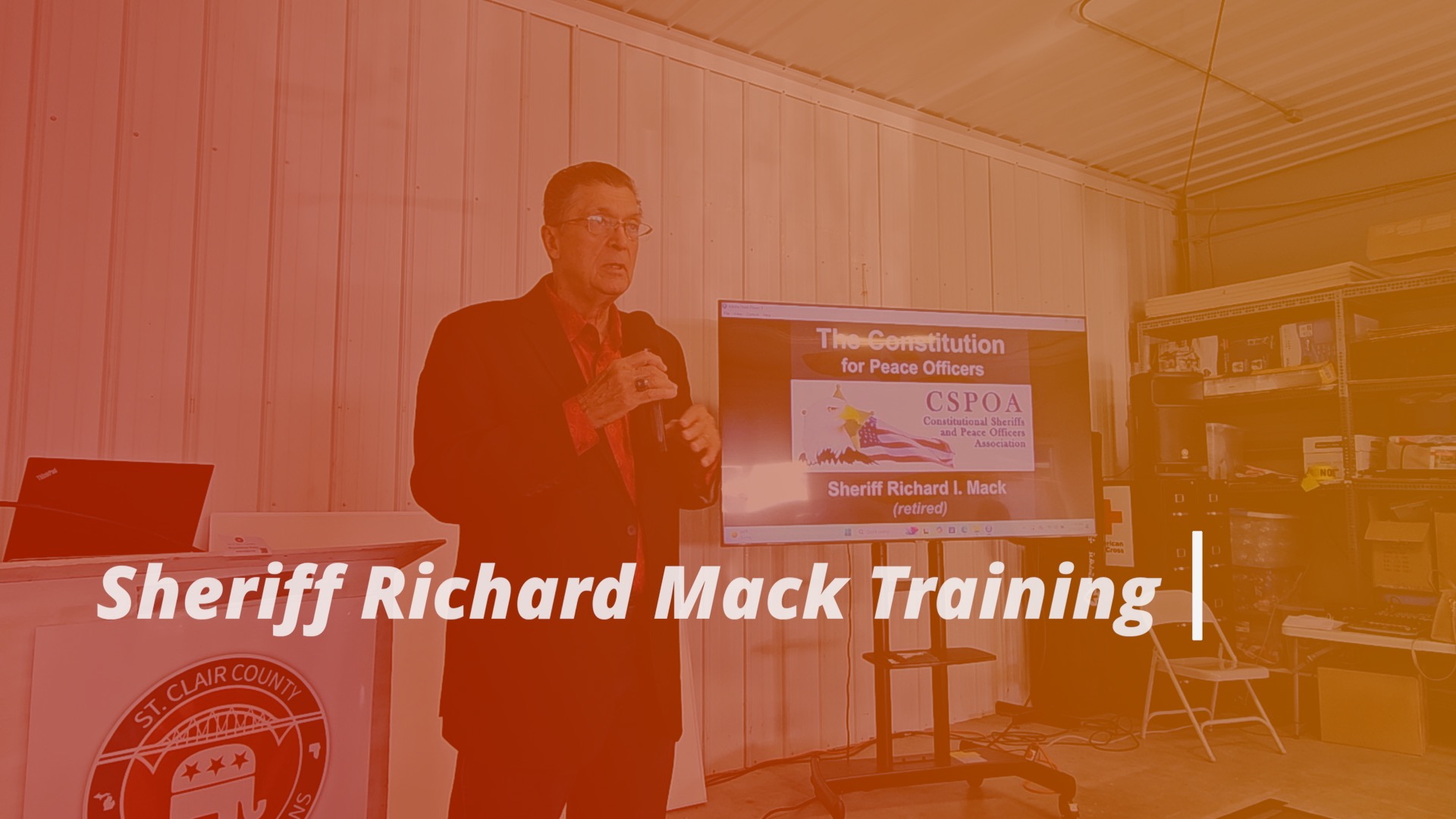 Sheriff Richard Mack Training