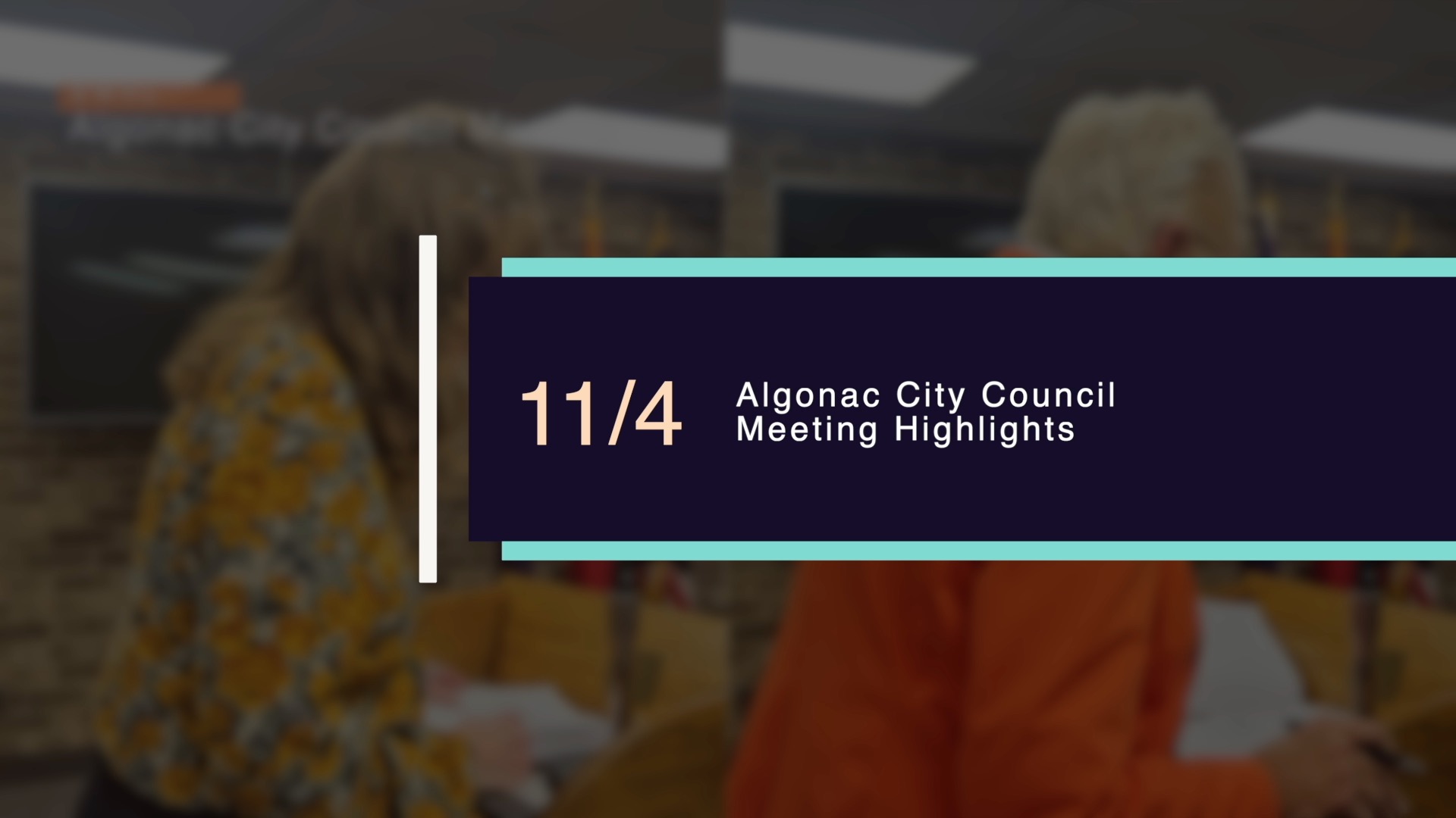Algonac City Council Meeting 11-4-25