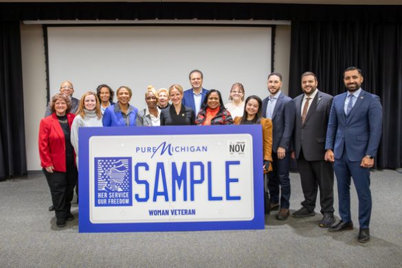 New license plate honoring Michigan's women veterans now available