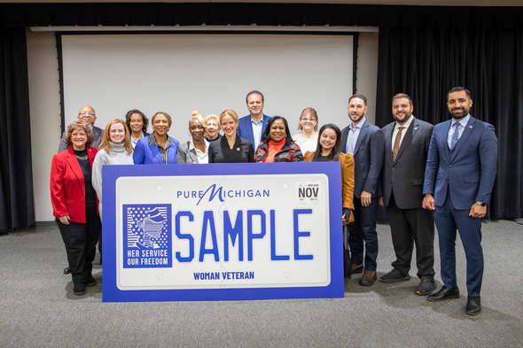 New license plate honoring Michigan's women veterans now available