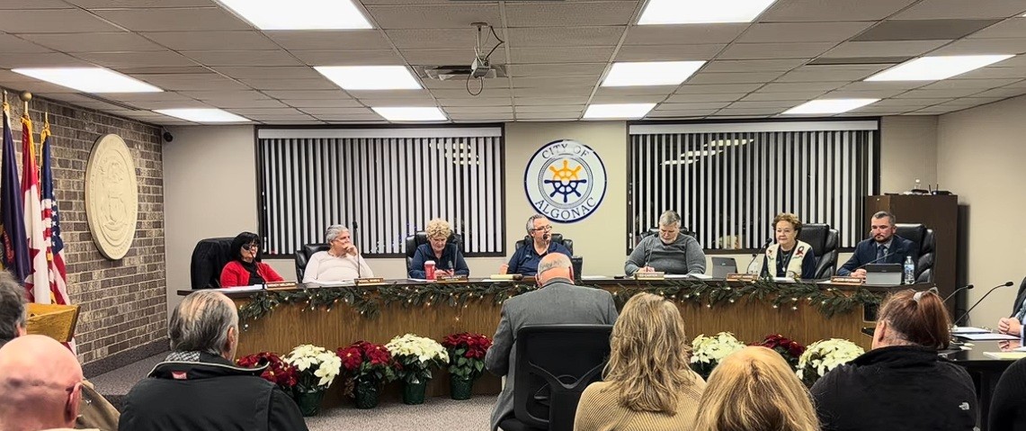 A snapshot of the Artie Bryson interview in Algonac