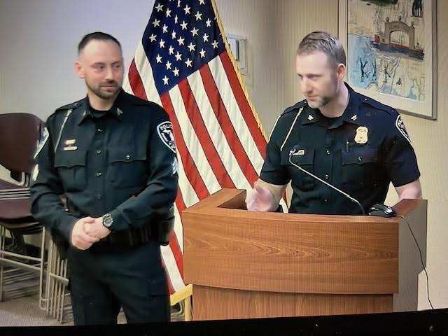 Jared McClure promoted to sergeant in St. Clair Police Department