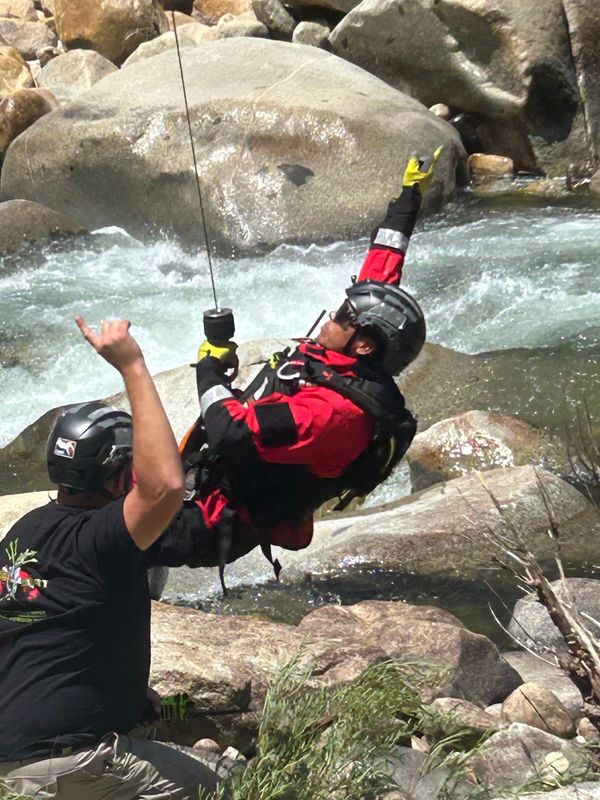 Long Beach man rescued from Seven Teacups waterfalls by Tulare County ...