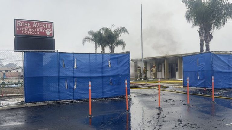 Fire at Oxnard elementary school collapses building, cancels classes