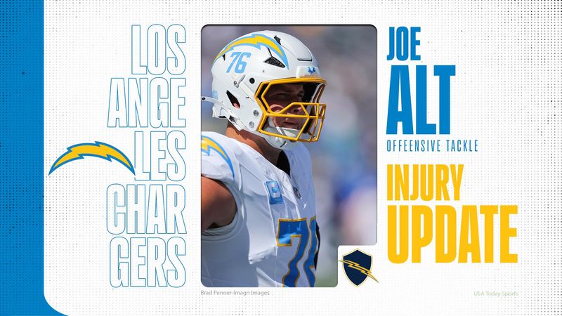 Joe Alt injury: Chargers left tackle carted off with ankle injury vs ...