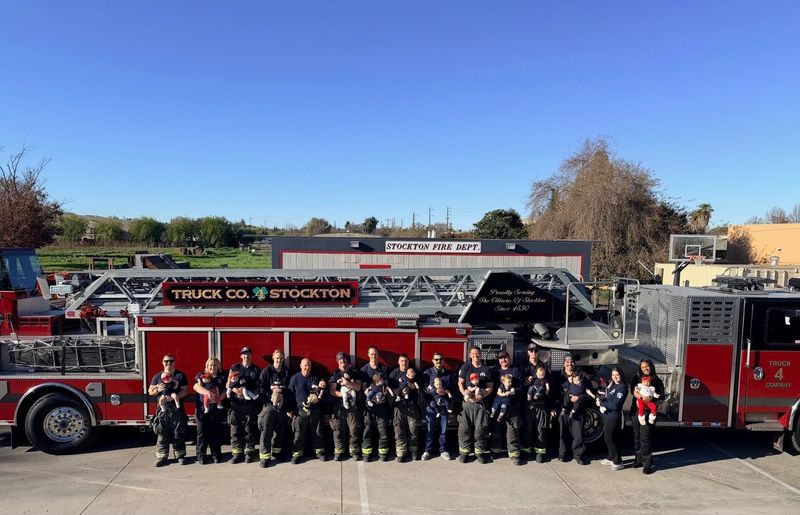 The cutest call of 2025 — Stockton Fire Department staff welcomes 22 babies