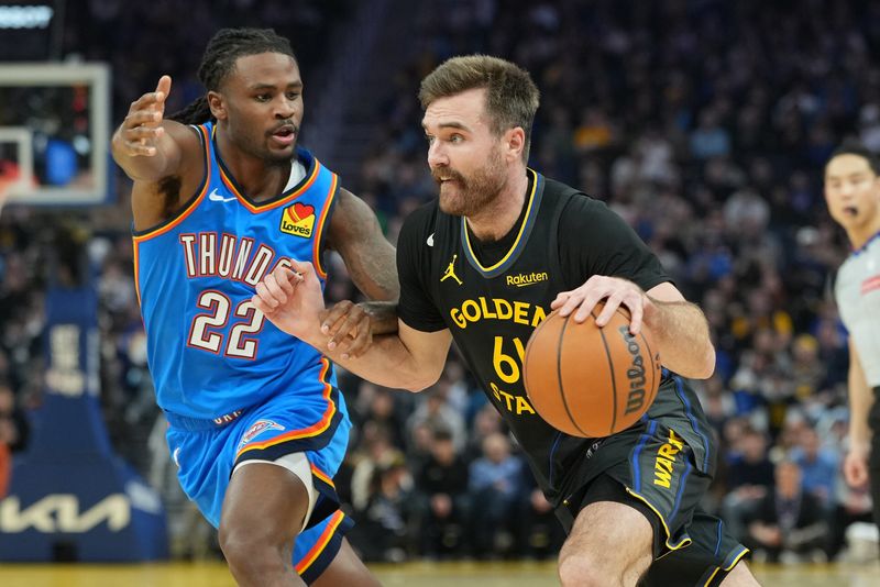 Pat Spencer unlocks new celebration after 3-pointer vs. Thunder