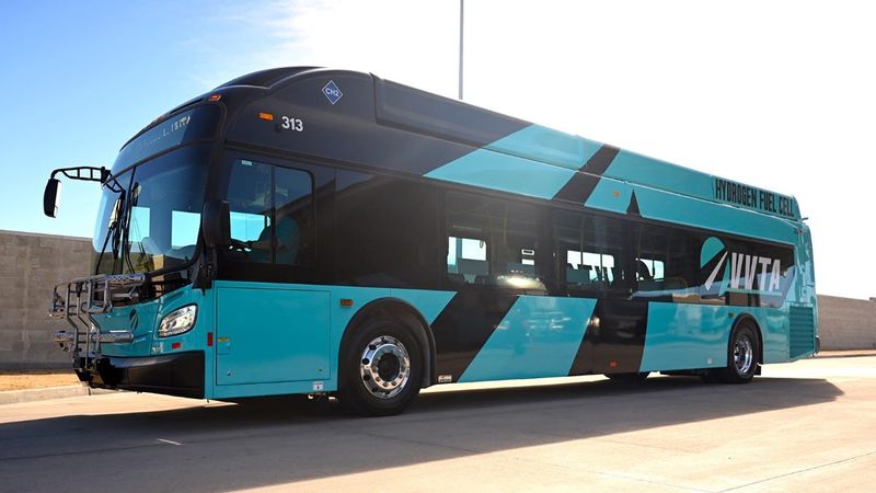 Victor Valley Transit unveils hydrogen fuel cell buses, new direction
