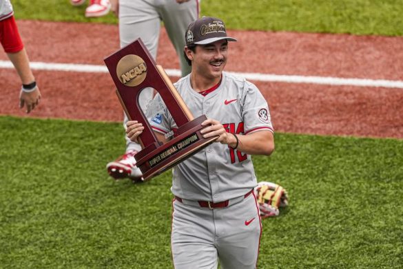Former USC pitcher Caden Aoki headed to Omaha with Georgia