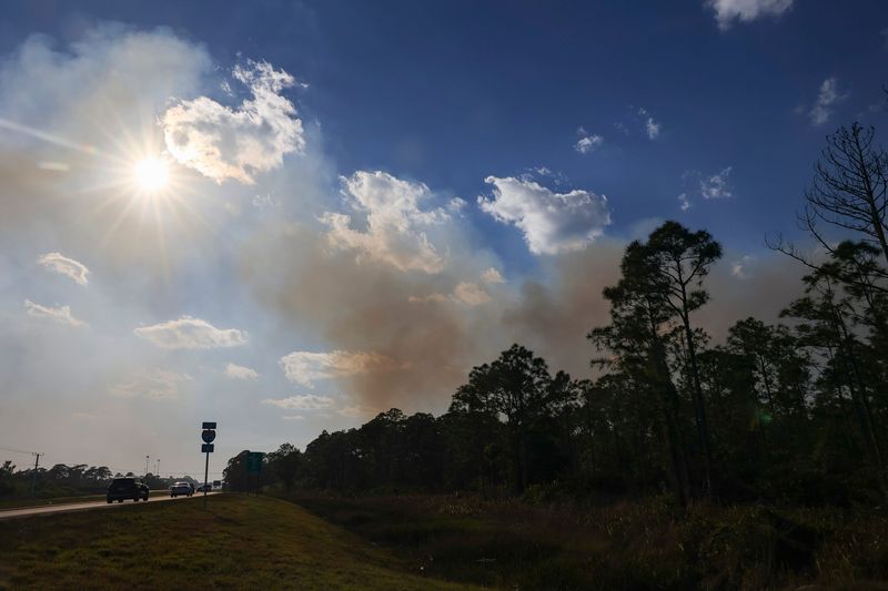 Florida wildfire burns nearly 24 acres during drought conditions