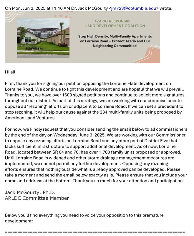 Manatee County Manatee commissioner says communication on development ...