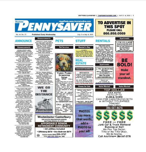 Pennysavers in Volusia-Flagler go fully digital, drop paywall