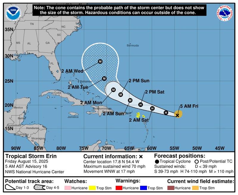Hurricane Erin means dangerous surf, rip currents in Daytona, Flagler ...