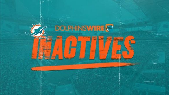 Dolphins vs. Buccaneers inactives: 6 players ruled out for Miami