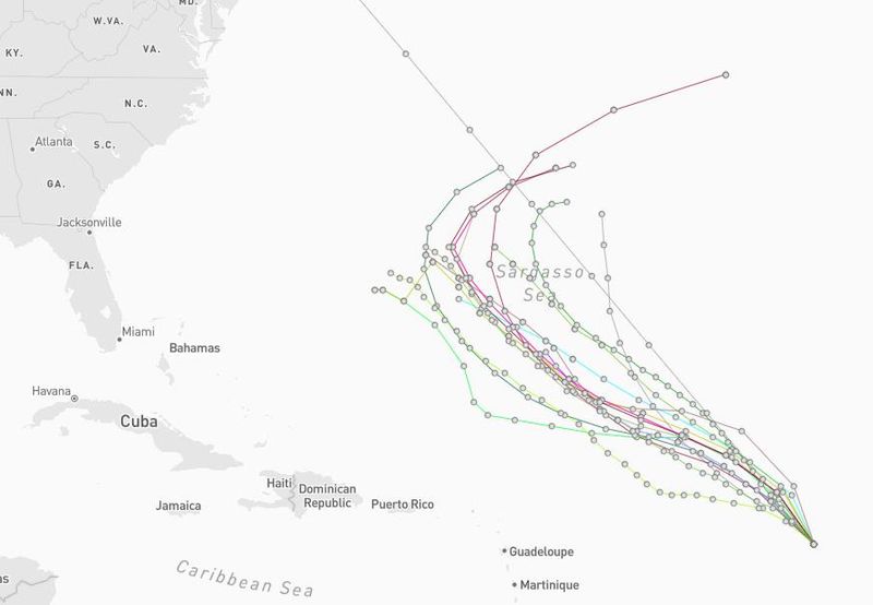 Tropical Storm Gabrielle tracker, spaghetti models. Will it impact Fort ...