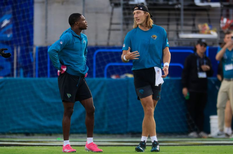Trevor Lawrence is cognizant of Travis Hunter's touchdown drought with ...