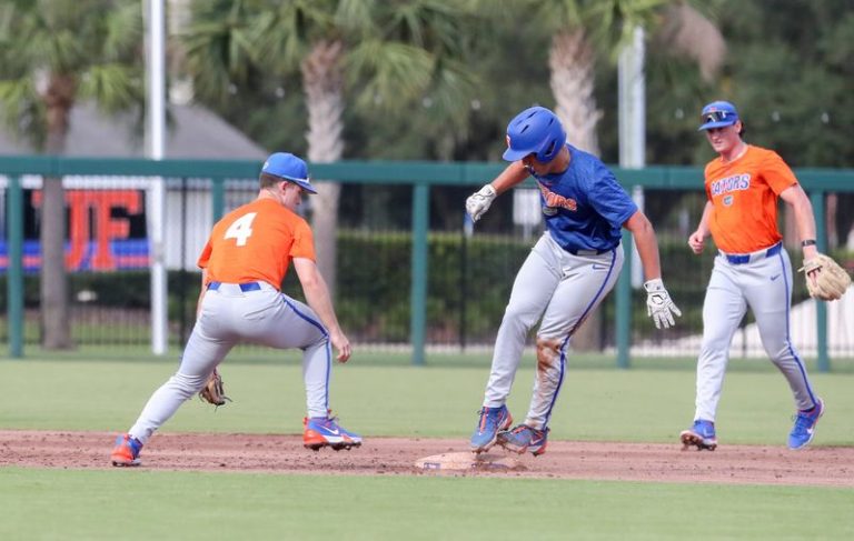 Florida baseball's Jaden Bastian suffers leg injury during fall scrimmage