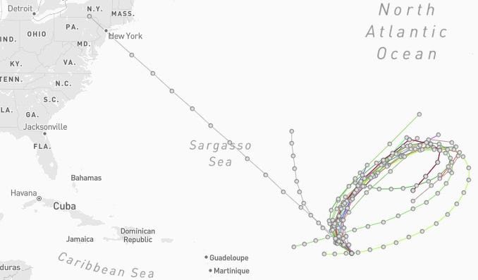 Tropical Storm Lorenzo spaghetti models, path. Will there be any ...