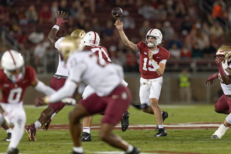 Stanford football Ben Gulbranson injury update, starting QB helped off ...