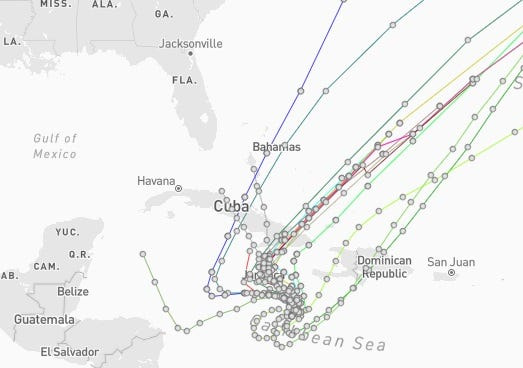 See latest spaghetti models, projected path for Tropical Storm Melissa ...