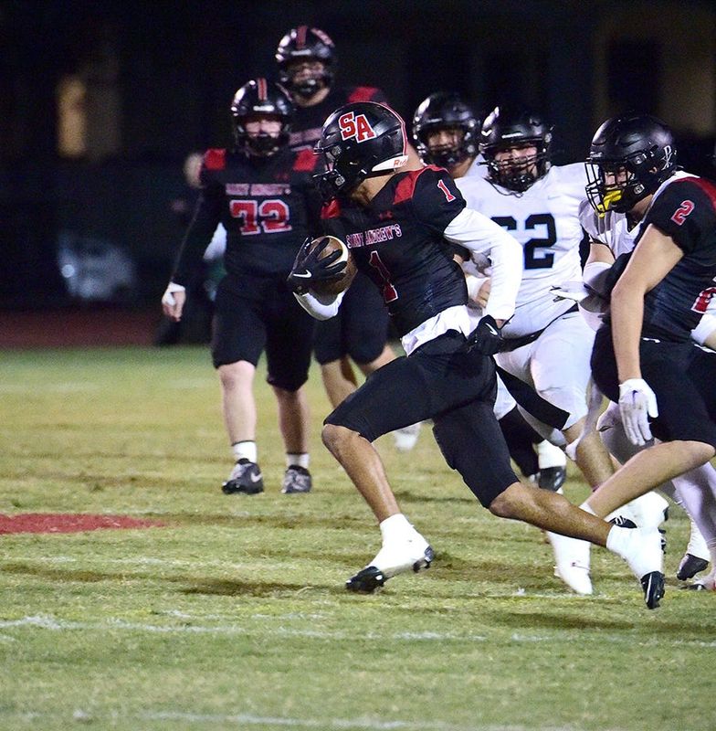 Dylan Faison, Wesley Winn run rampant for Saint Andrew's football in ...