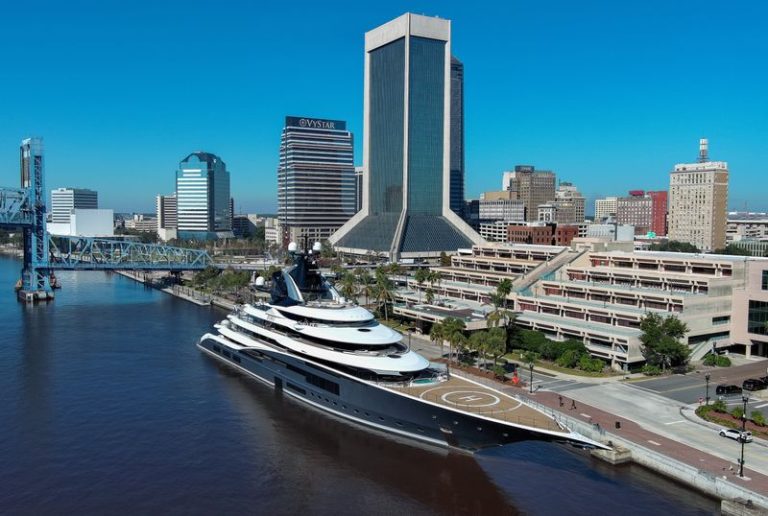 Luxury afloat: Shad Khan’s Kismet returns to Jacksonville’s downtown ...