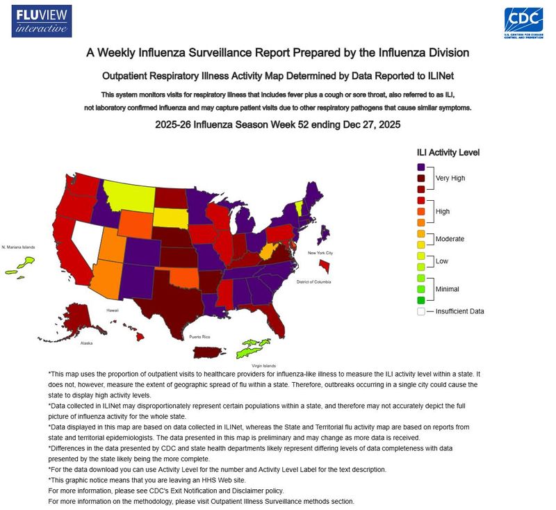 Flu symptoms to watch for as cases increase in Florida, US