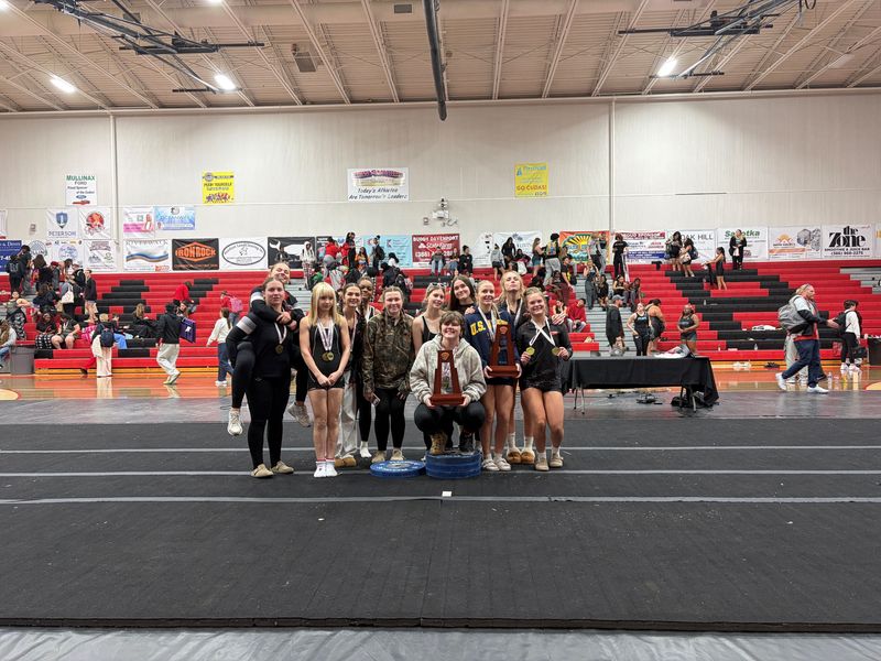 Olivia Bond-West, NSB girls weightlifting win district title again