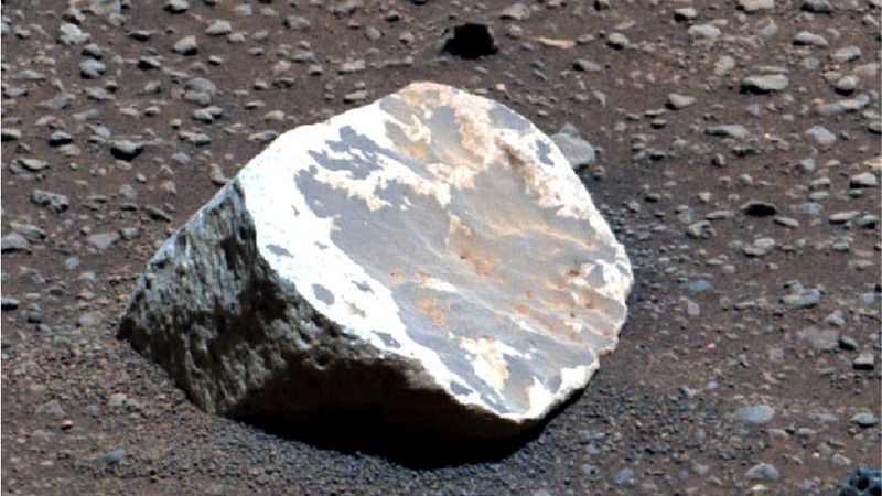 Bleached Mars rocks discovered by NASA rover suggest planet was once wet
