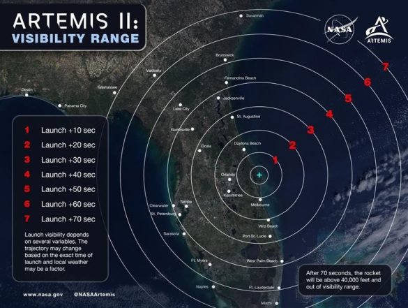 NASA Artemis II launch may be seen in Fort Myers, Naples. See ...