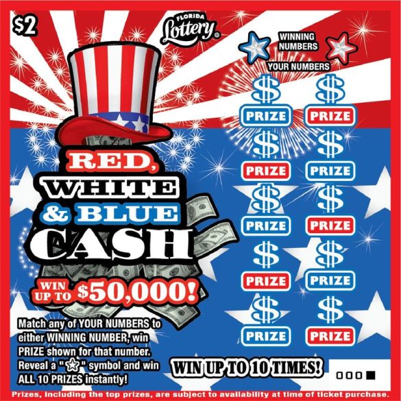 Florida's new scratch-off lottery game offers top prize of $5 million
