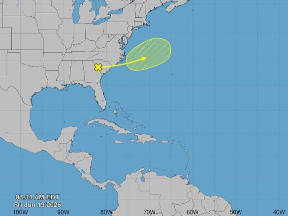 Hurricane center in Florida tracking remnants of Arthur