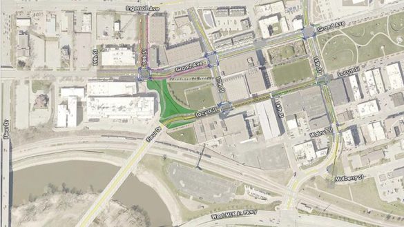 Fleur Drive bridge on west edge of downtown Des Moines reopens after ...