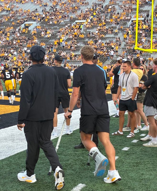 Iowa football WR Reece Vander Zee found 'peaceful feeling' in return ...