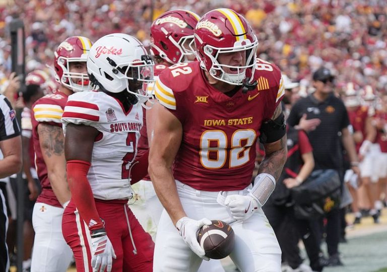How Iowa State football tight end Tyler Moore's toughness uplifts the ...