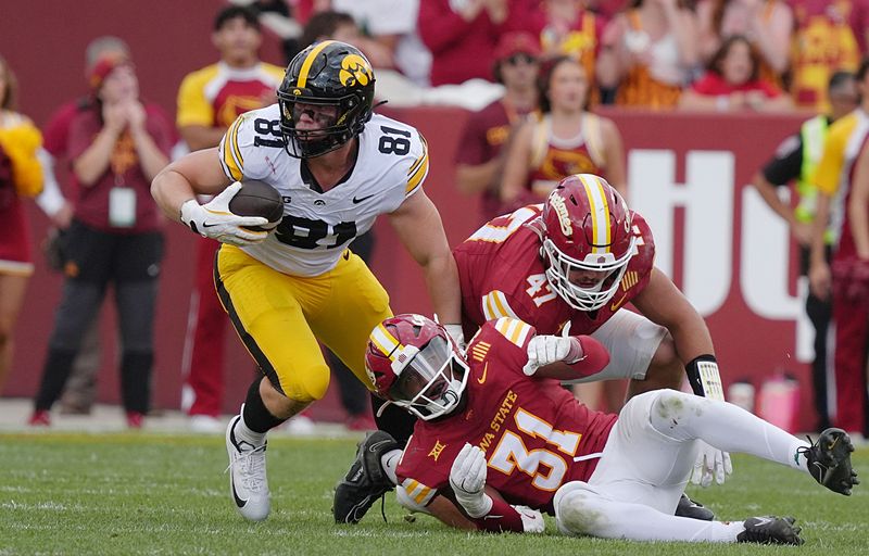 Iowa football dissects TE room after Addison Ostrenga injury