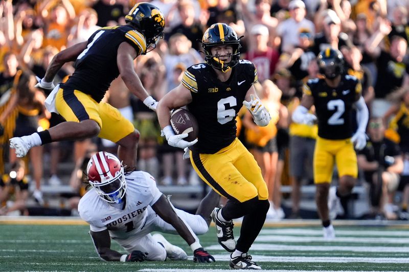 WATCH: Zach Lutmer extends Iowa's pick-six streak