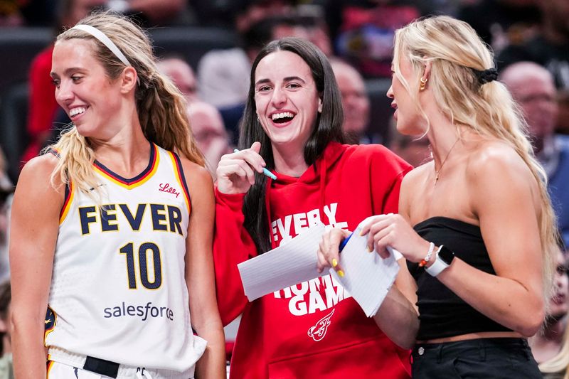 Fever teammates Sophie Cunningham, Lexie Hull to caddy for Caitlin ...