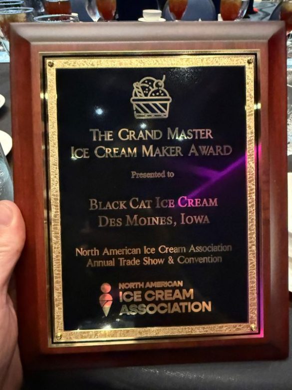 Black Cat Ice Cream wins Grand Master Award, gets ready to open in ...
