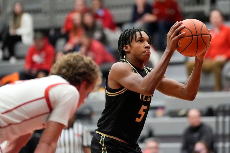 IC West's Neil James delivers strong game vs. Liberty boys basketball