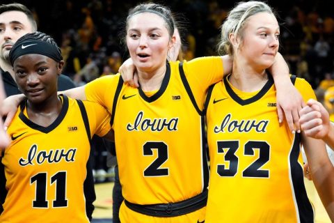 Iowa women’s basketball awaits MRI for Taylor McCabe injury status