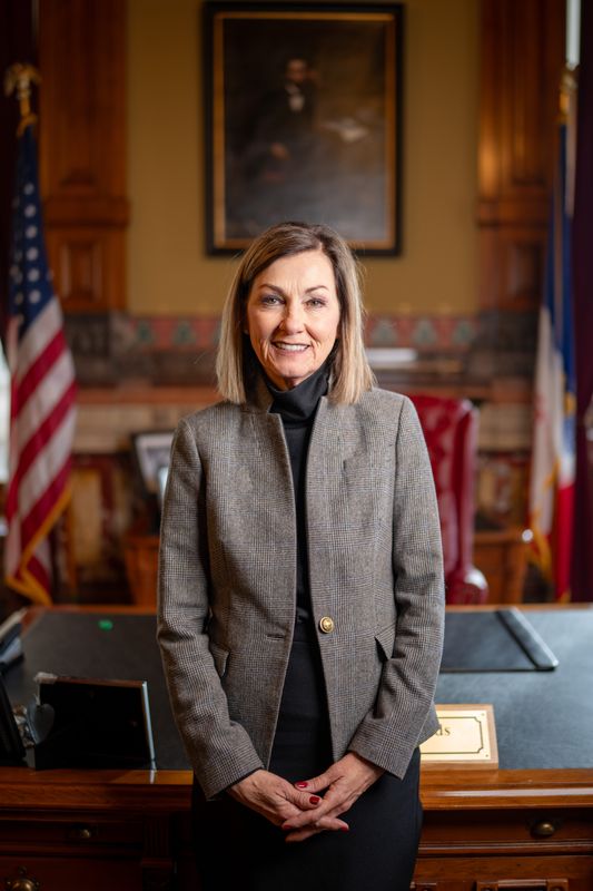 Kim Reynolds defends 2% revenue growth cap in property tax cut plan