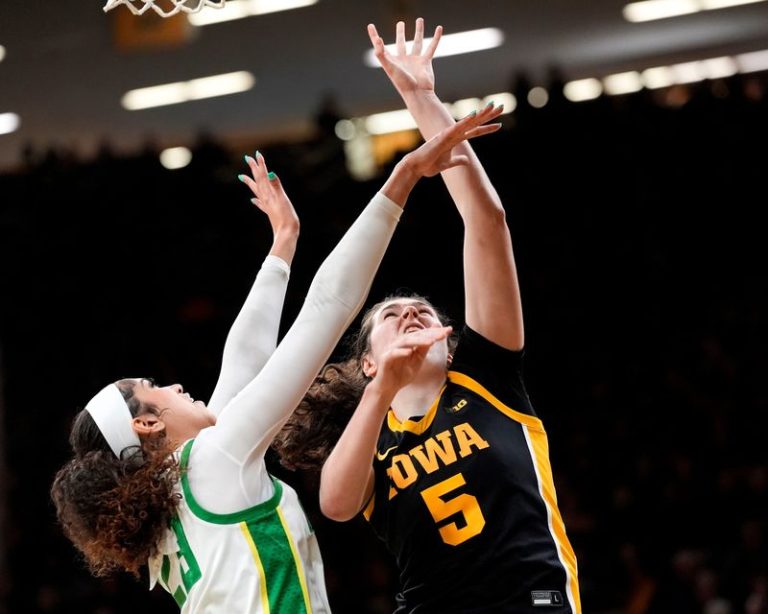 Iowa women's basketball numbers that stood out in win over Oregon