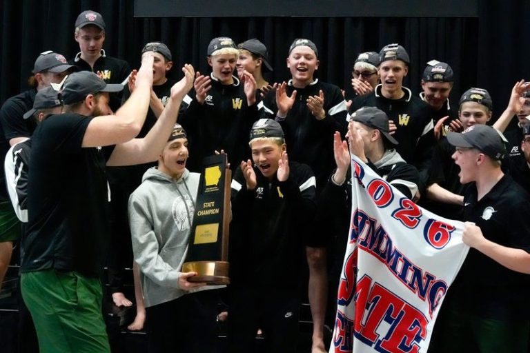 Iowa City West boys win Iowa high school swimming state title