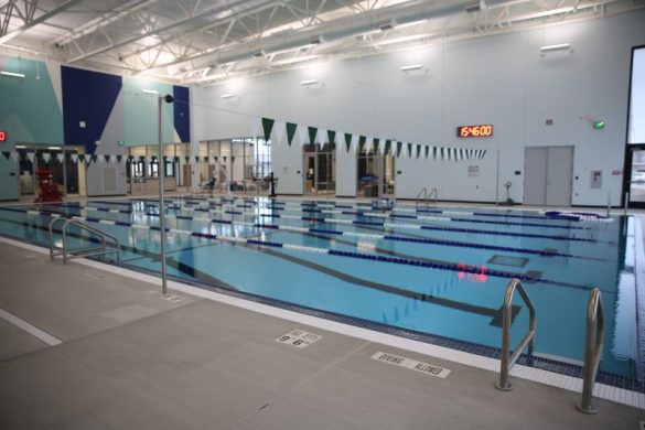 The pools are filled at Ames' new indoor aquatic center. When's it open?