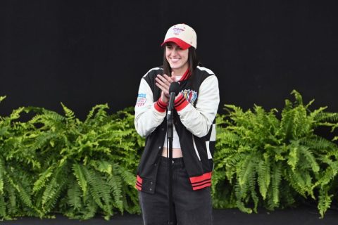 Watch Caitlin Clark appear as grand marshal at Indy 500