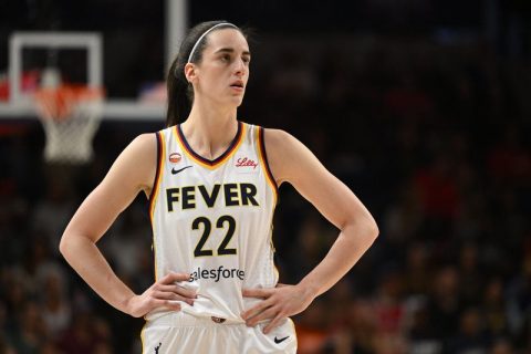 Watch Caitlin Clark hit last-second shot to beat Washington Mystics